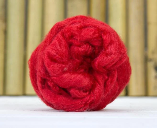 4 Gorgeous Colors! Dyed Tussah Silk for Spinning or Blending! Beautifu ...